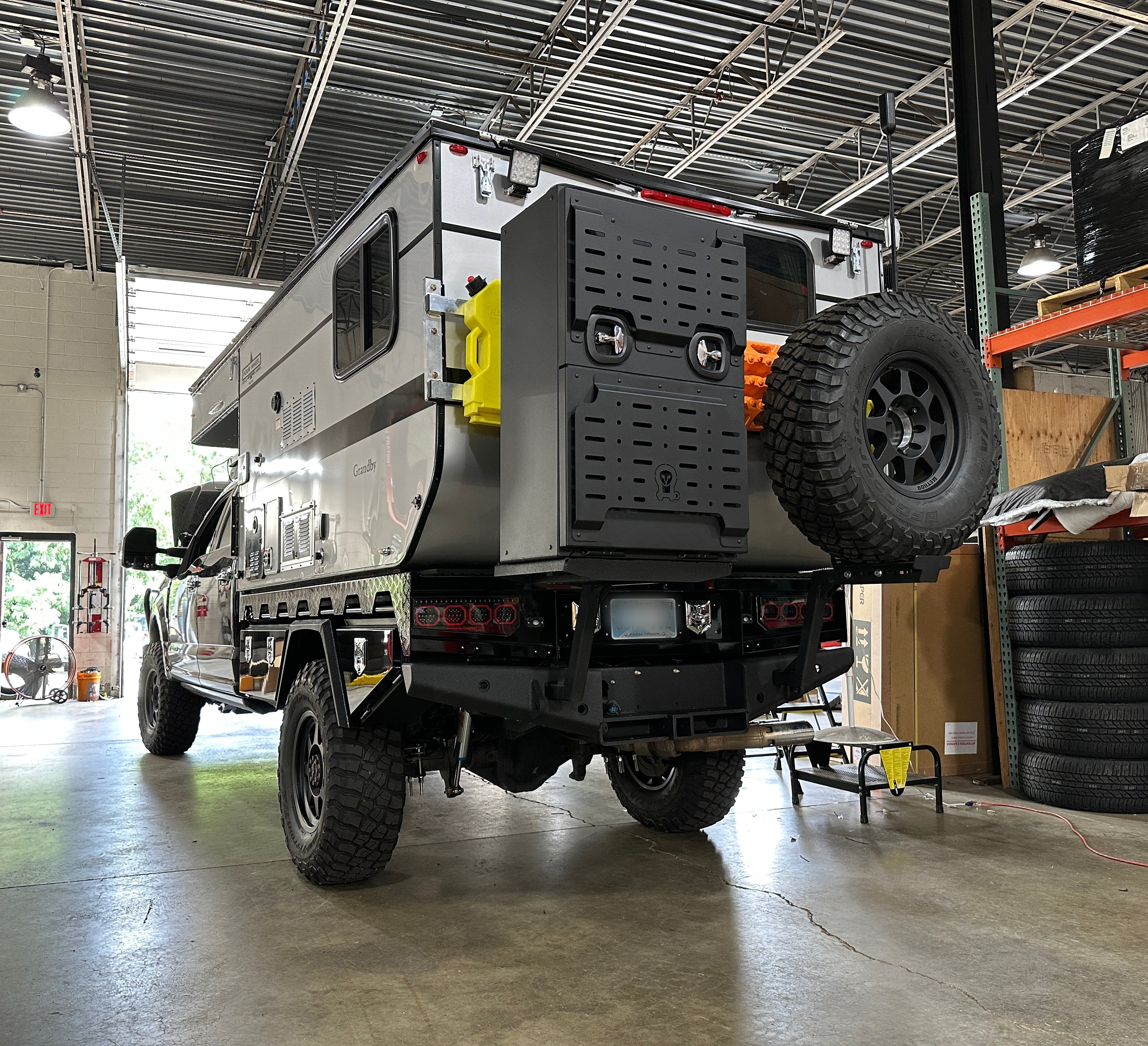 Trailready Rear Bumper for Norweld Flatbed with Spare and Box Mount ...