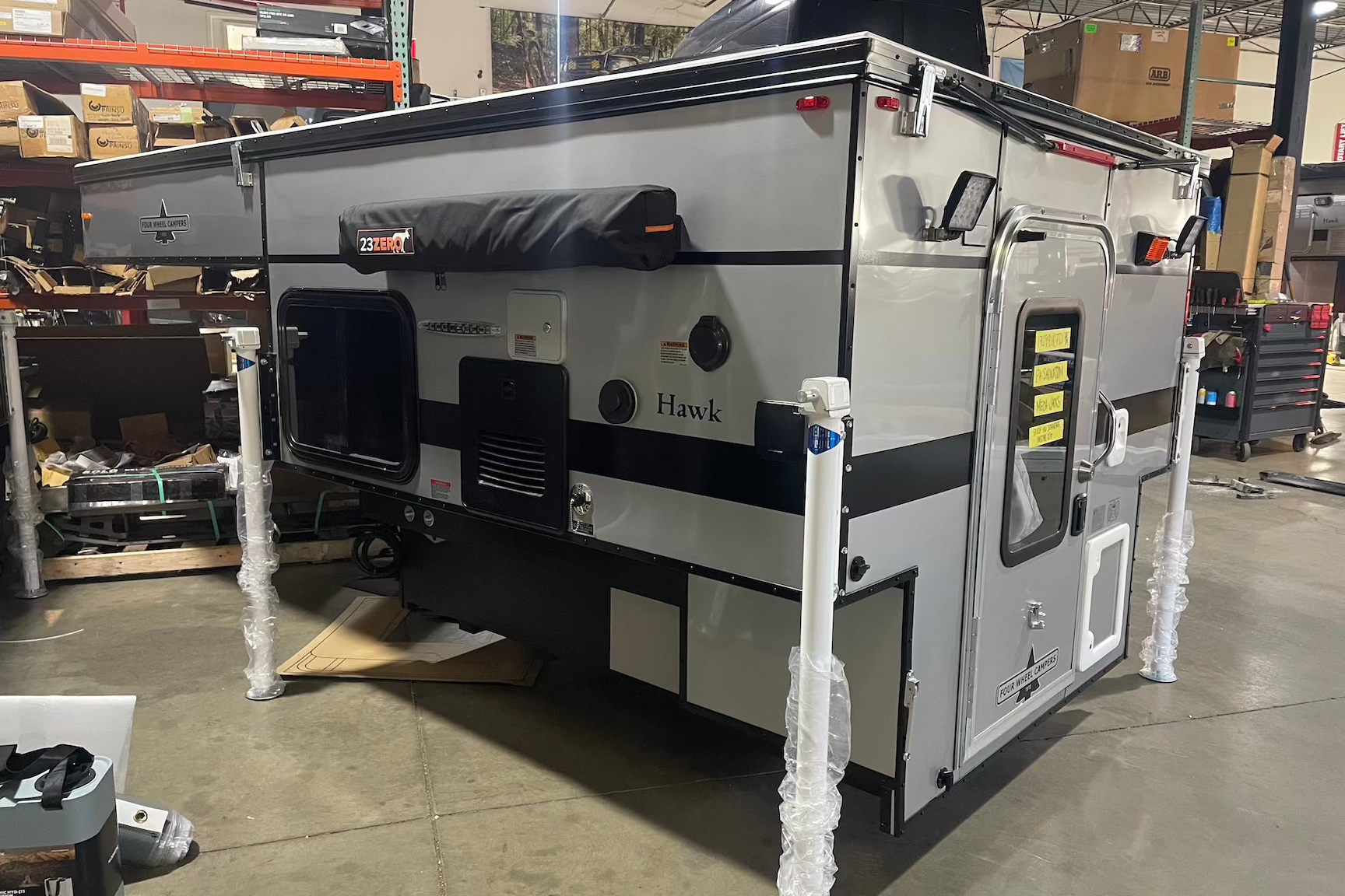 In-Stock Showroom FWC Inventory: 2025 Hawk Camper with Front Dinette ...