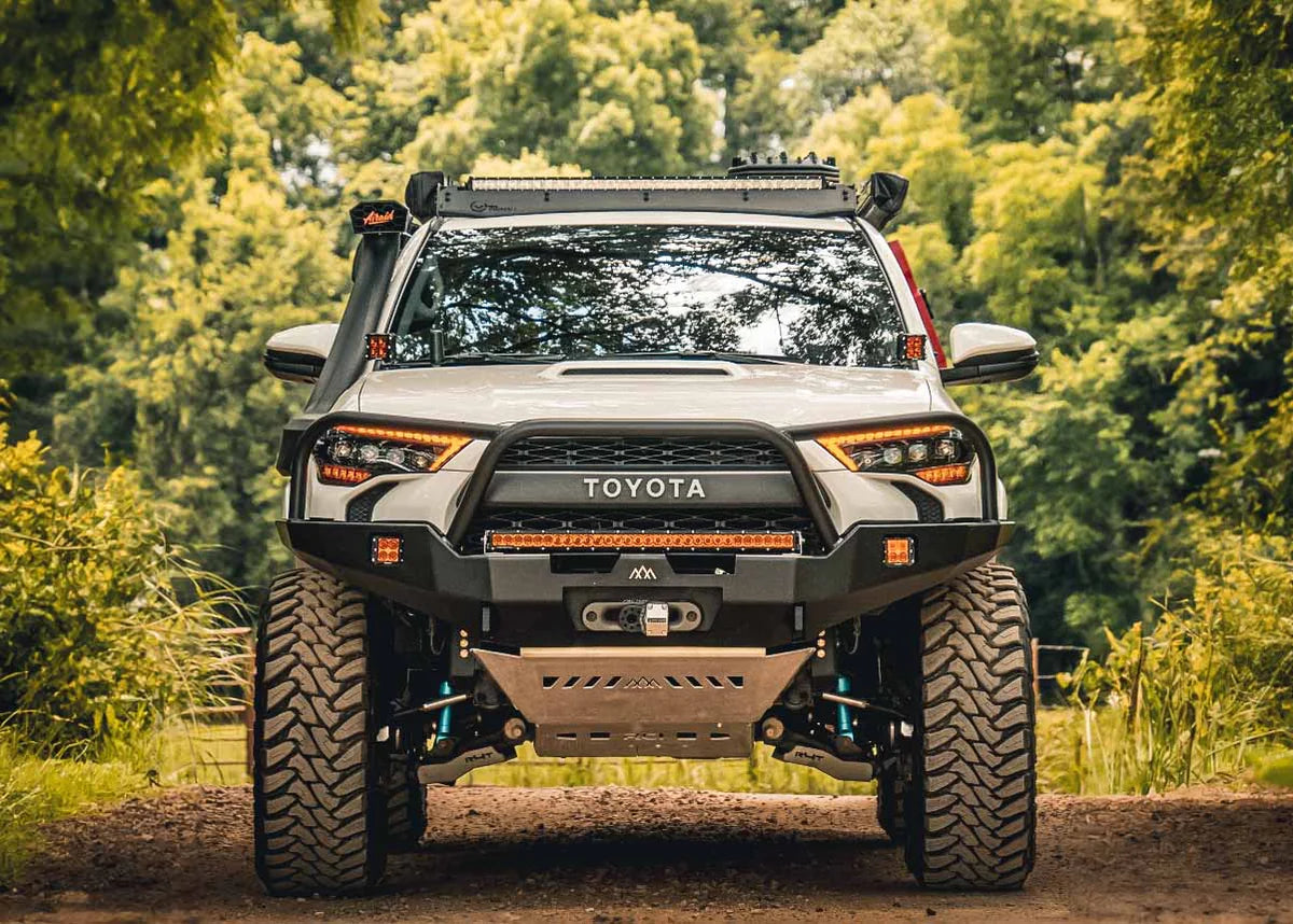 Backwoods Adventure Mods Hi-Lite Overland Bull Bar Front Bumper for 20 ...