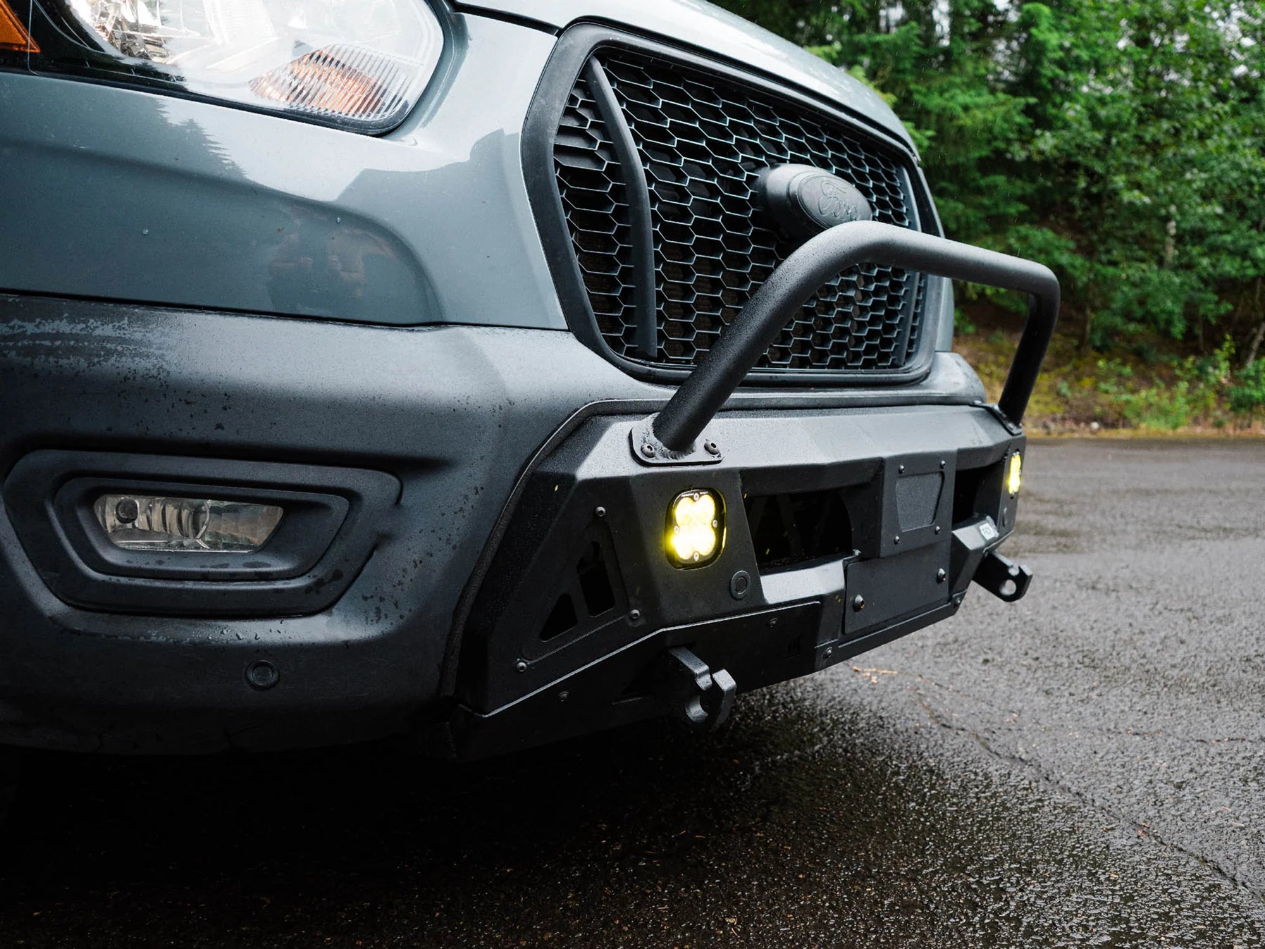 Flatline Van Co CORE Front Bumper Bull Bar for 2020+ Ford Transit Van ...