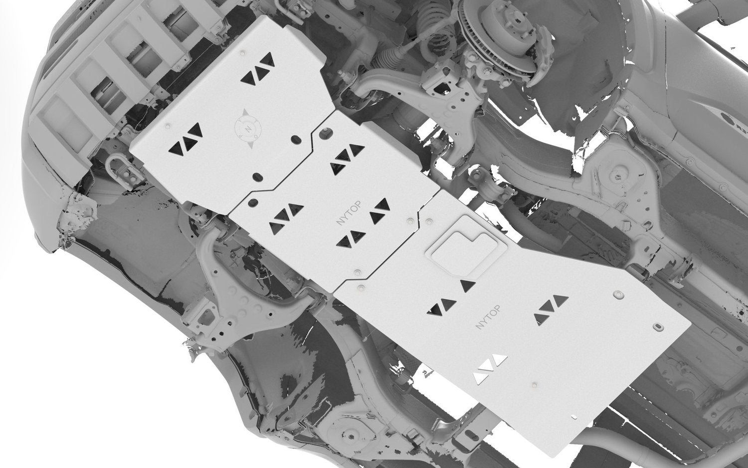 NYTOP Front Skid Plate Assembly for 2024+ Toyota Tacoma – Main Line ...