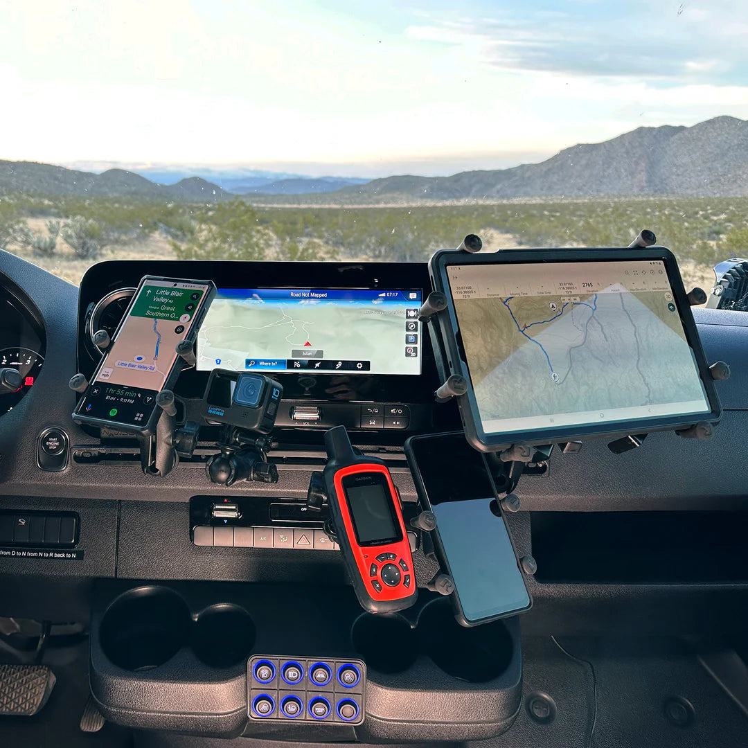 TerraX Navidok Overlander Dash Mount for 2019+ Mercedes Sprinter Van ...